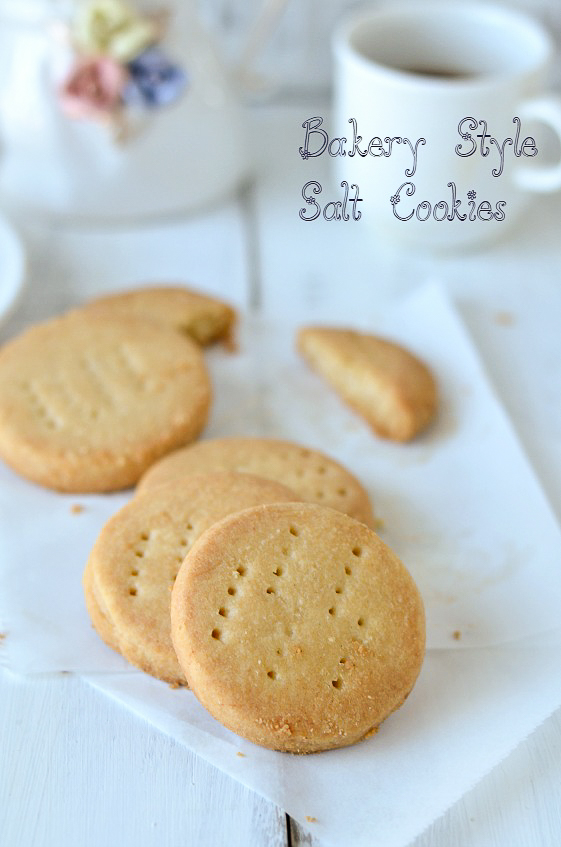 Nalini'sKitchen: Bakery Style Salt Cookies
