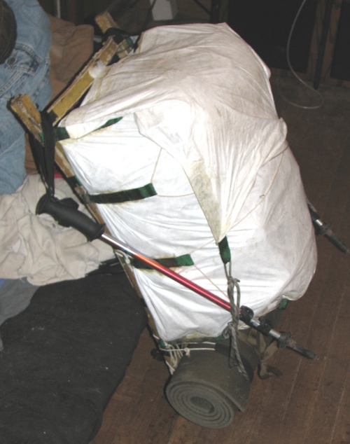 Meanwhile, in Wisconsin: Poor person's homemade Tyvek & Kevlar backpack