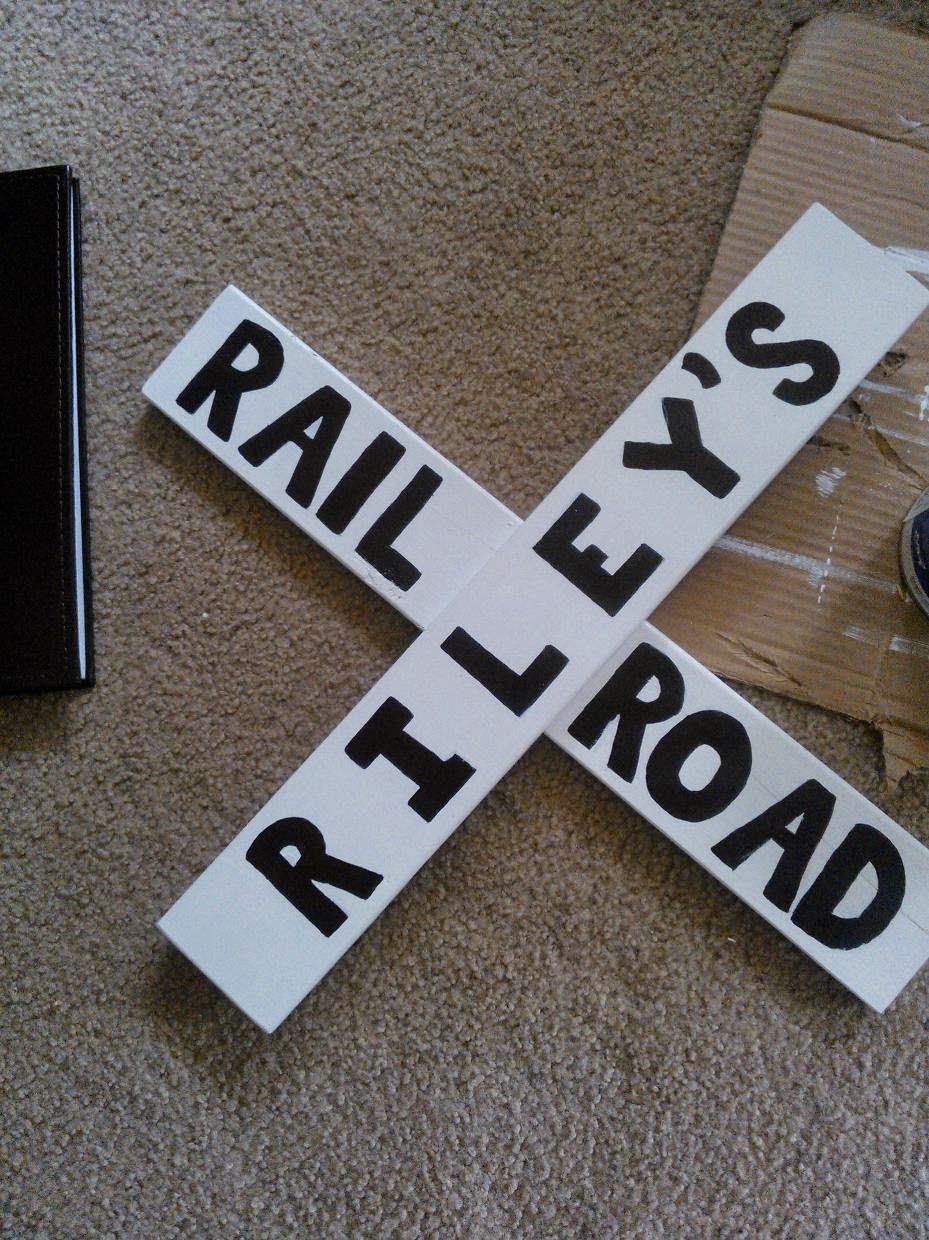 The Adventures of a Goonie: Railroad crossing sign