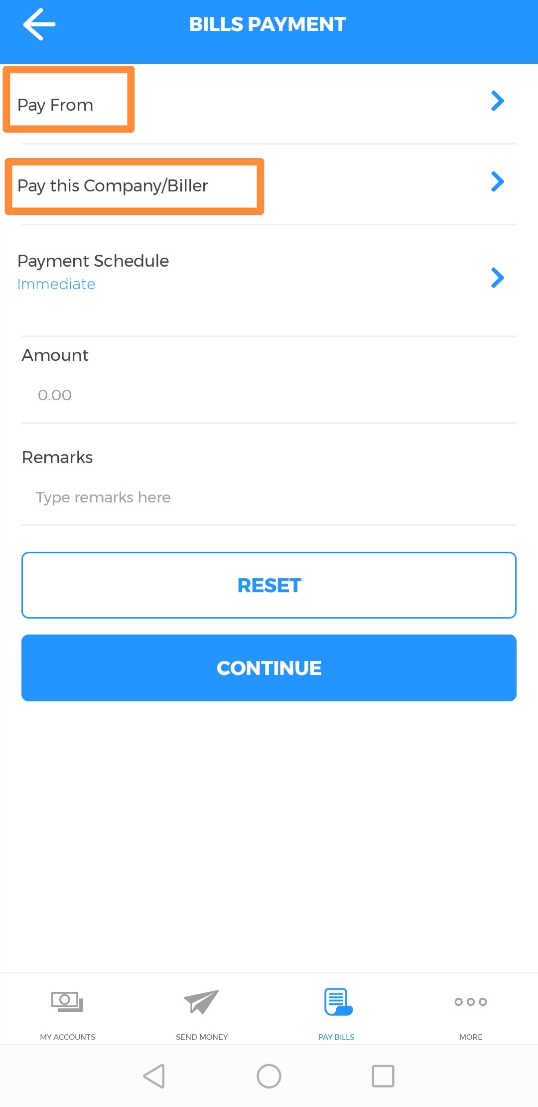 Primewater Bill Payment via BDO Online Banking App