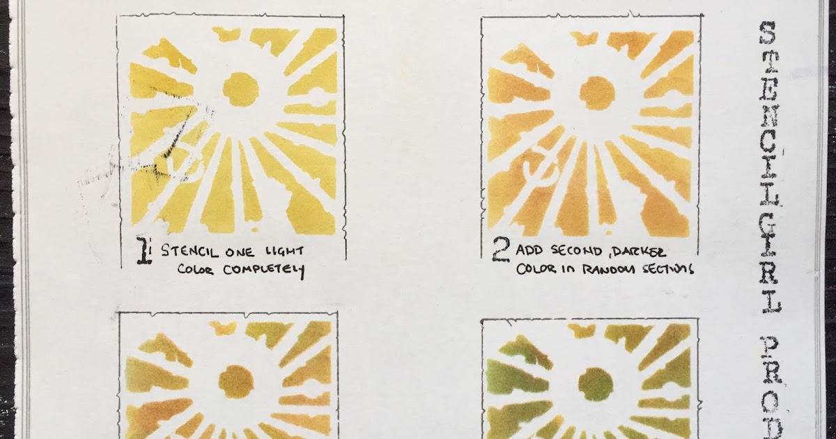 The Altered Page: Four Stencil Techniques