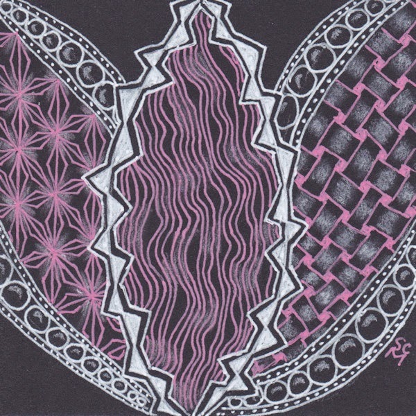 Tickled To Tangle: "It's a String Thing" #33 Tiles