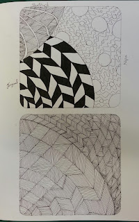Machine Knitting and Zentangle Love: July 2013