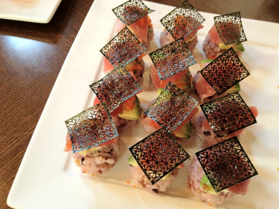 If It's Hip, It's Here (Archives): Sushi With Style. Laser Cut Designer ...