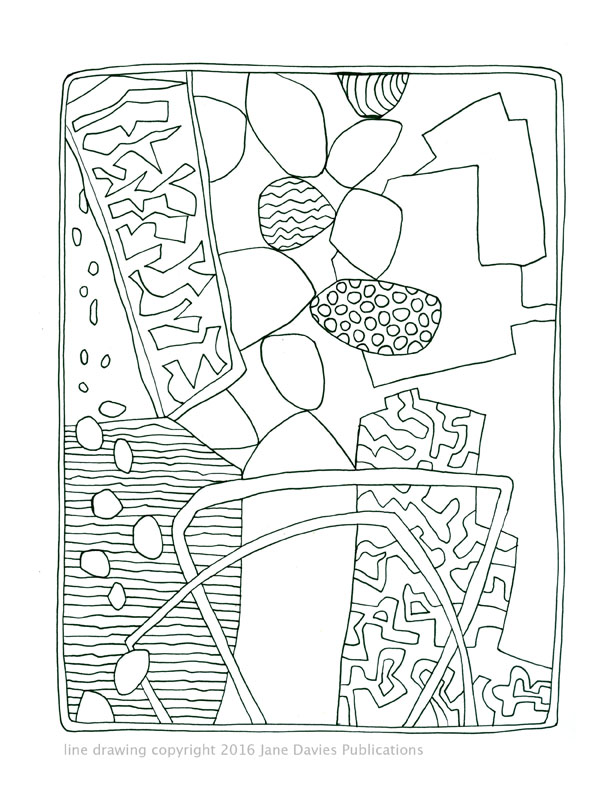 collage journeys by Jane Davies: Coloring