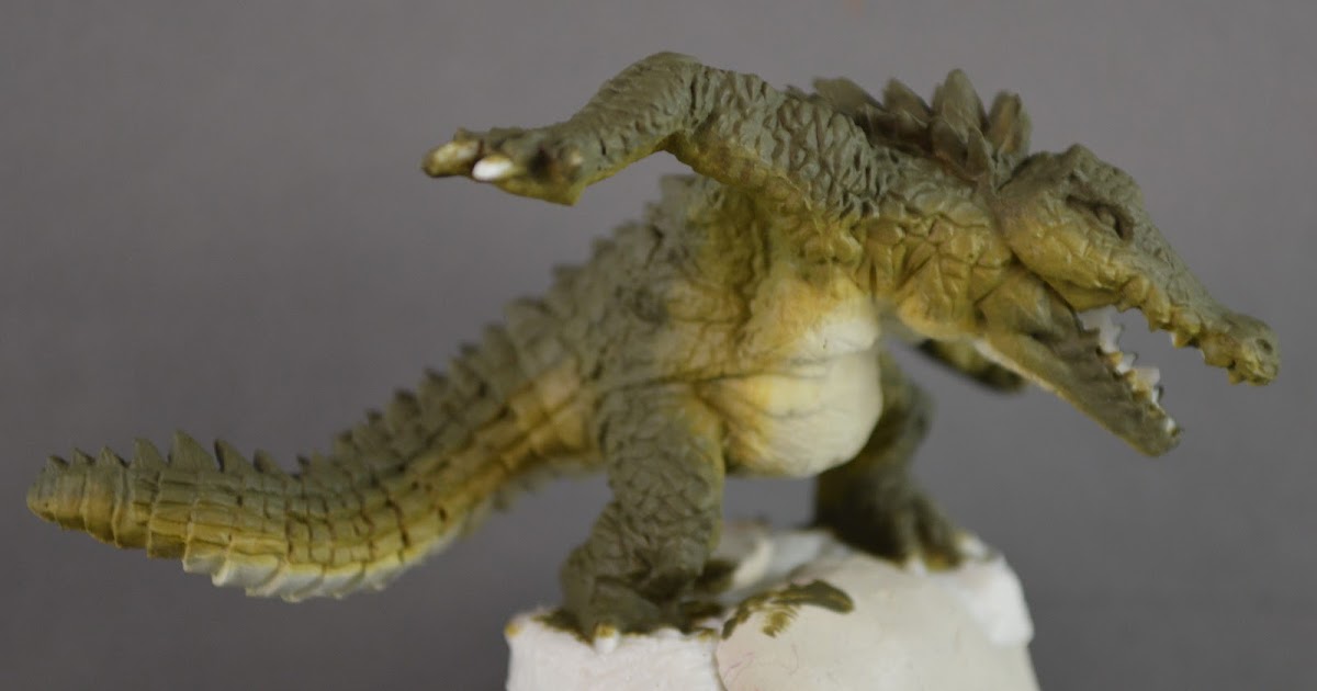 Jen's Mini Painting: Werecroc: Rest of the Base Coat