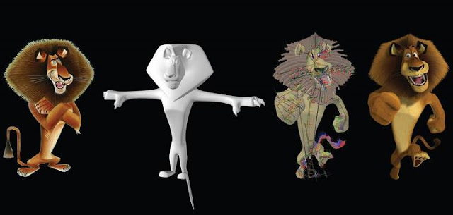 DreamWorks, Animation,Alex, Lion, 2288 individual controls, Madagascar ...