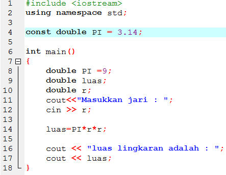 Pemrograman C++ ~ Pemograman Struktur C++