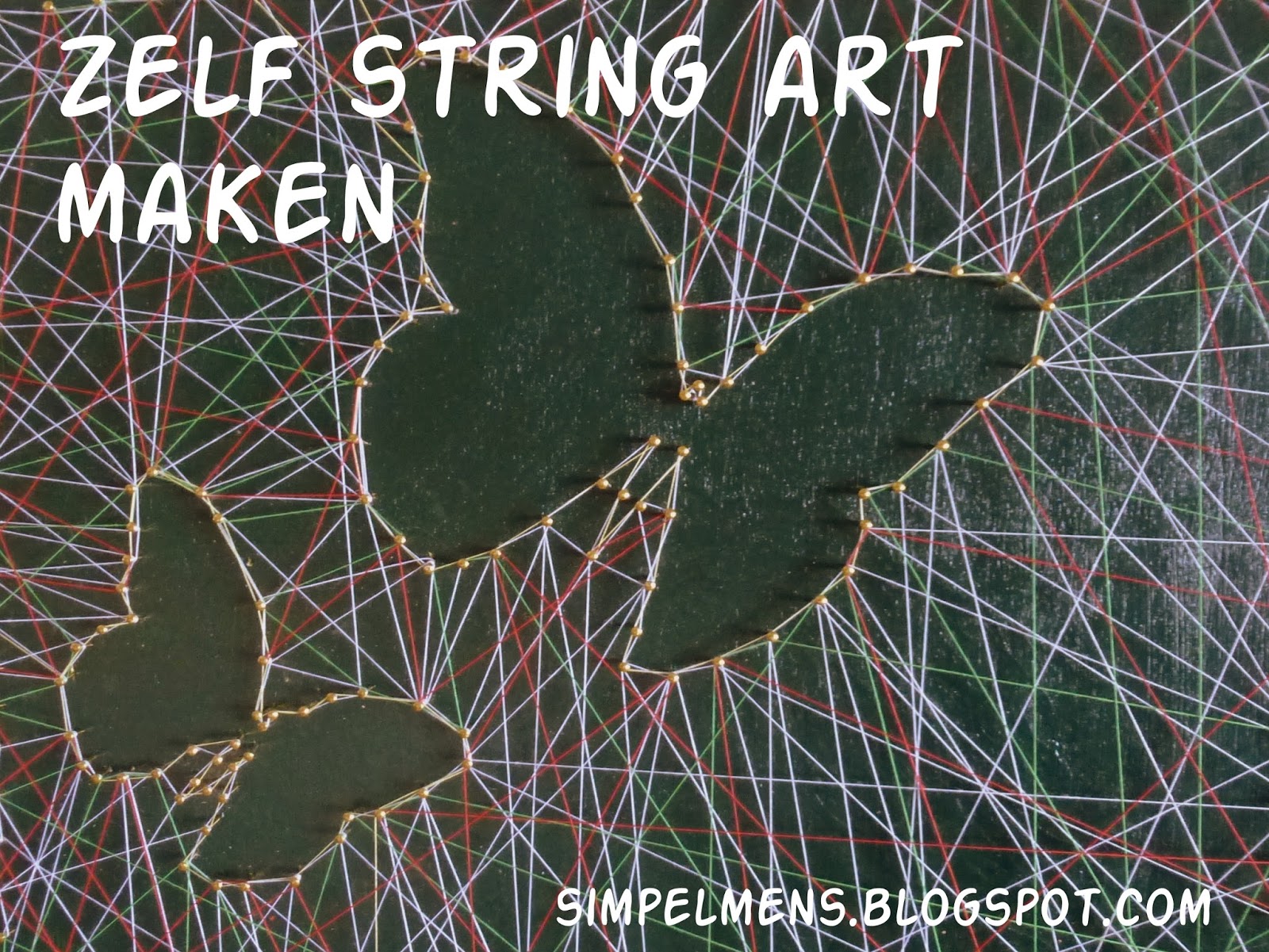 SimpelMens: Zelf string art maken