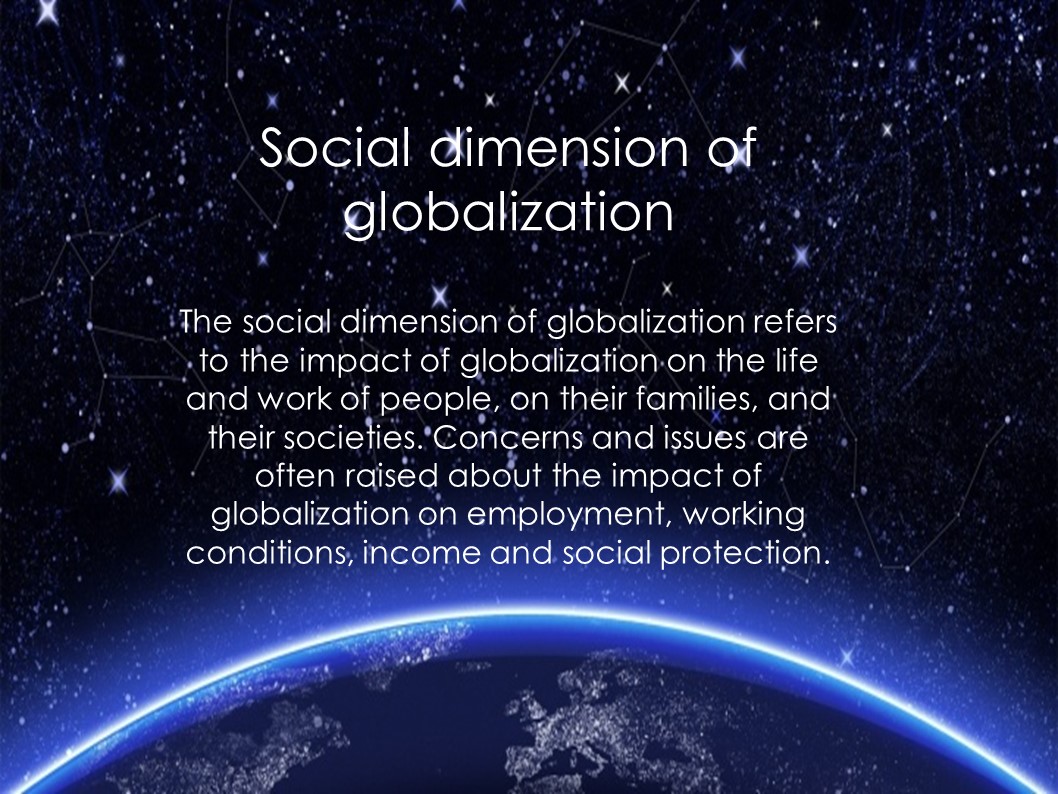Social Globalisation ~ UniDiversity