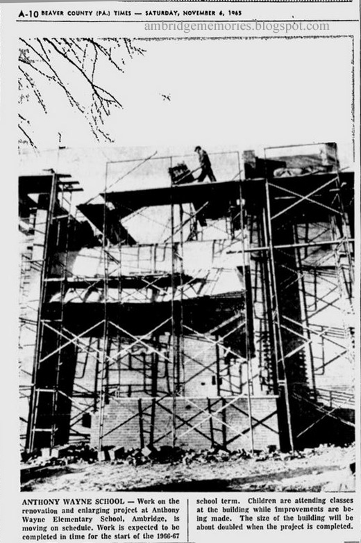 Ambridge Memories: Anthony Wayne Elementary School
