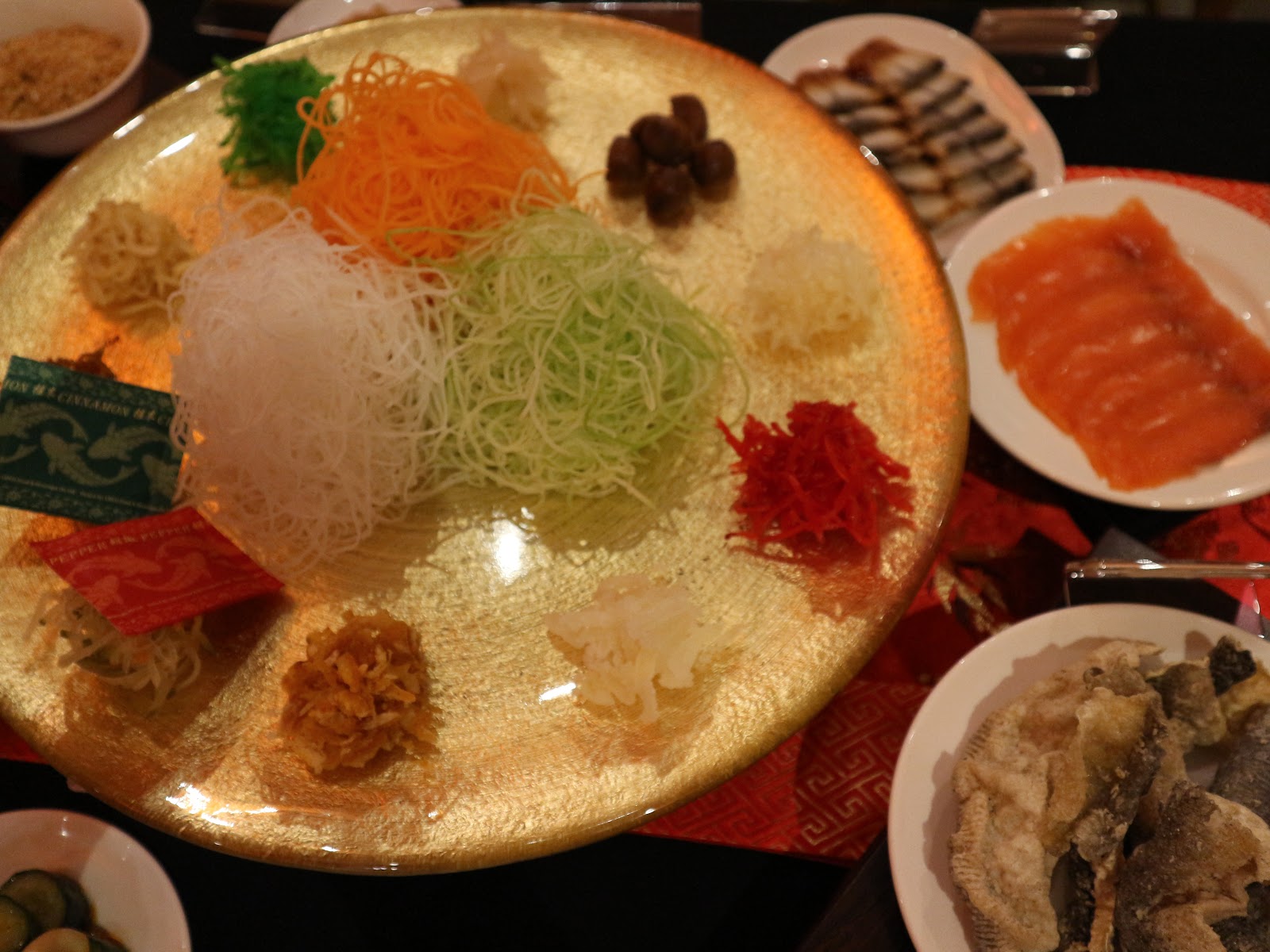 Kristine's Food Steps: Lo Hei at Din Tai Fung