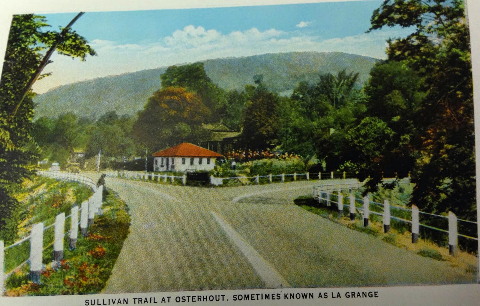 1921 Sullivan Trail Postcard from Wilkes Barre, PA to Watkins Glen, NY ...