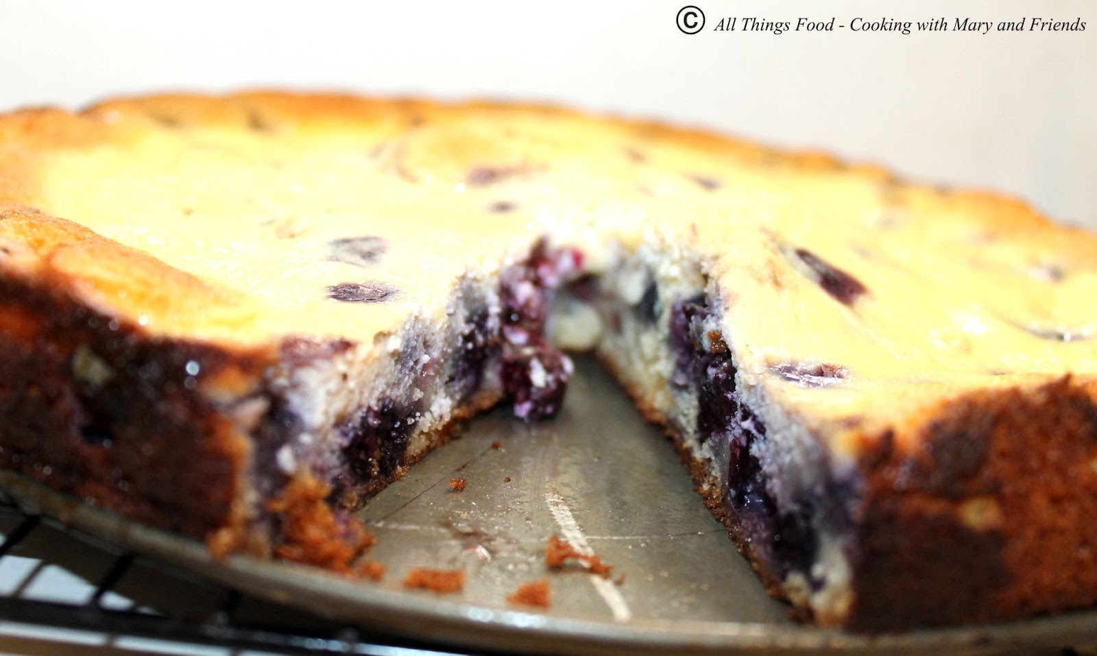 Cooking With Mary and Friends: Blueberry Ricotta Cake