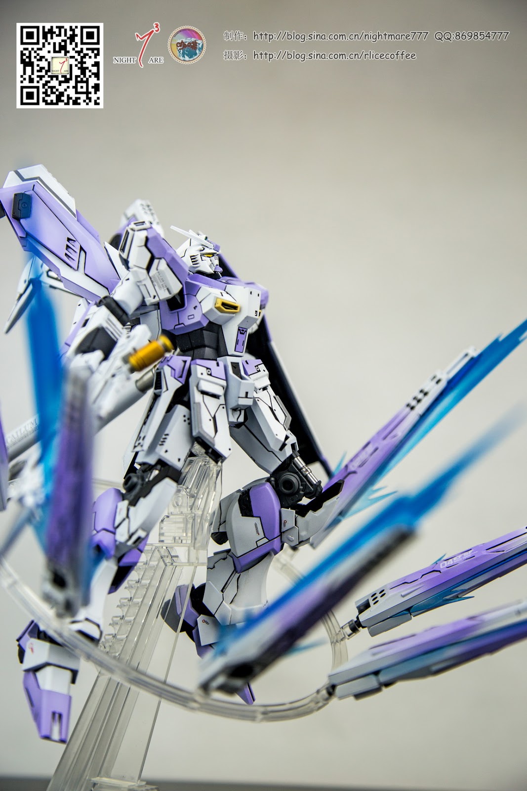 Gundam Family: MC 1/144 Hi Nu Gundam Painted Build