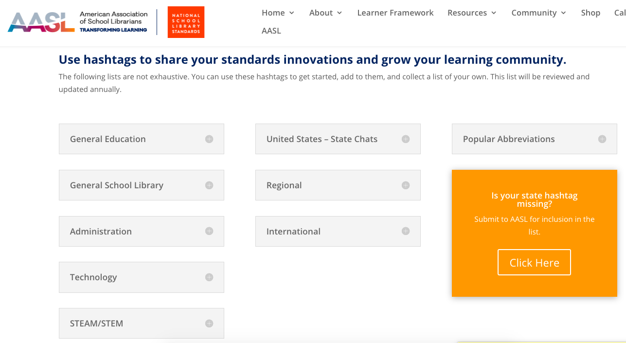 The Library Voice: Share Your AASL Standards Innovations With These ...