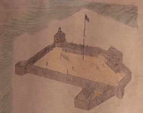 War Of 1812 Chronicles: Artist's Rendering Of Fort Knox I