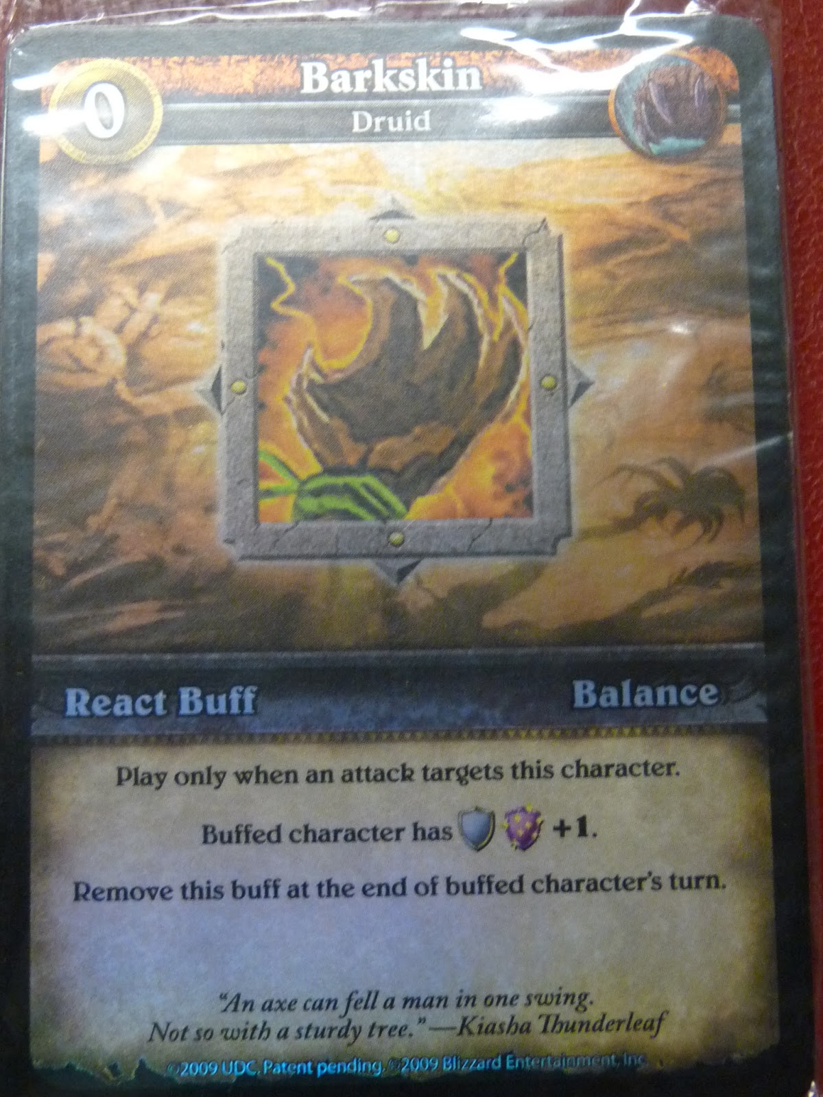 World of Warcraft miniatures: Barkskin