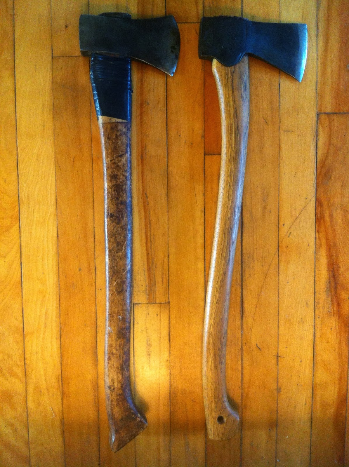 Two Nova Scotian Axes and an Old Canadian Axe
