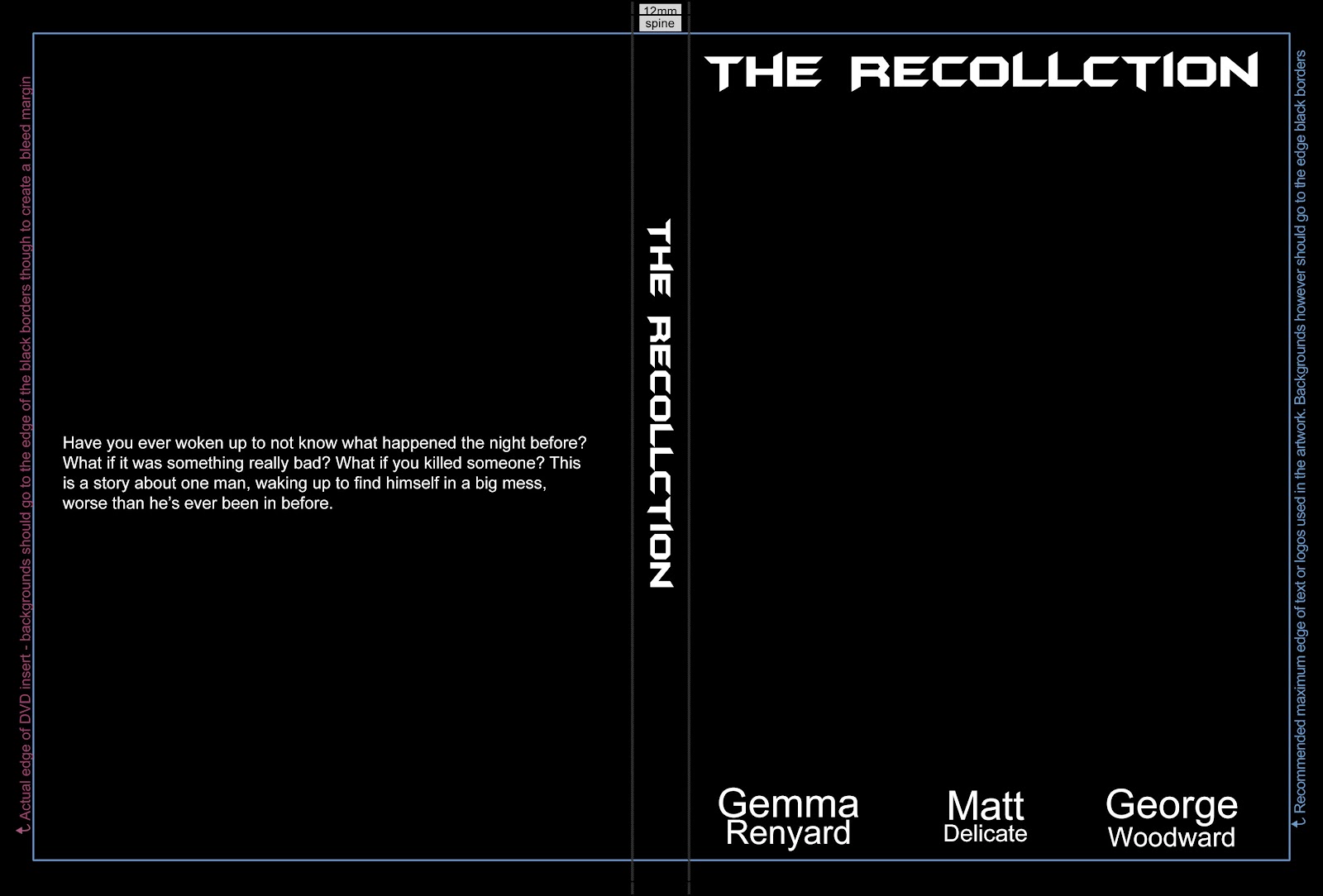 George's Media Blog: DVD Cover Design Process - DVD Cover