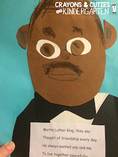 Crayons & Cuties In Kindergarten: Martin Luther King Jr. Craft