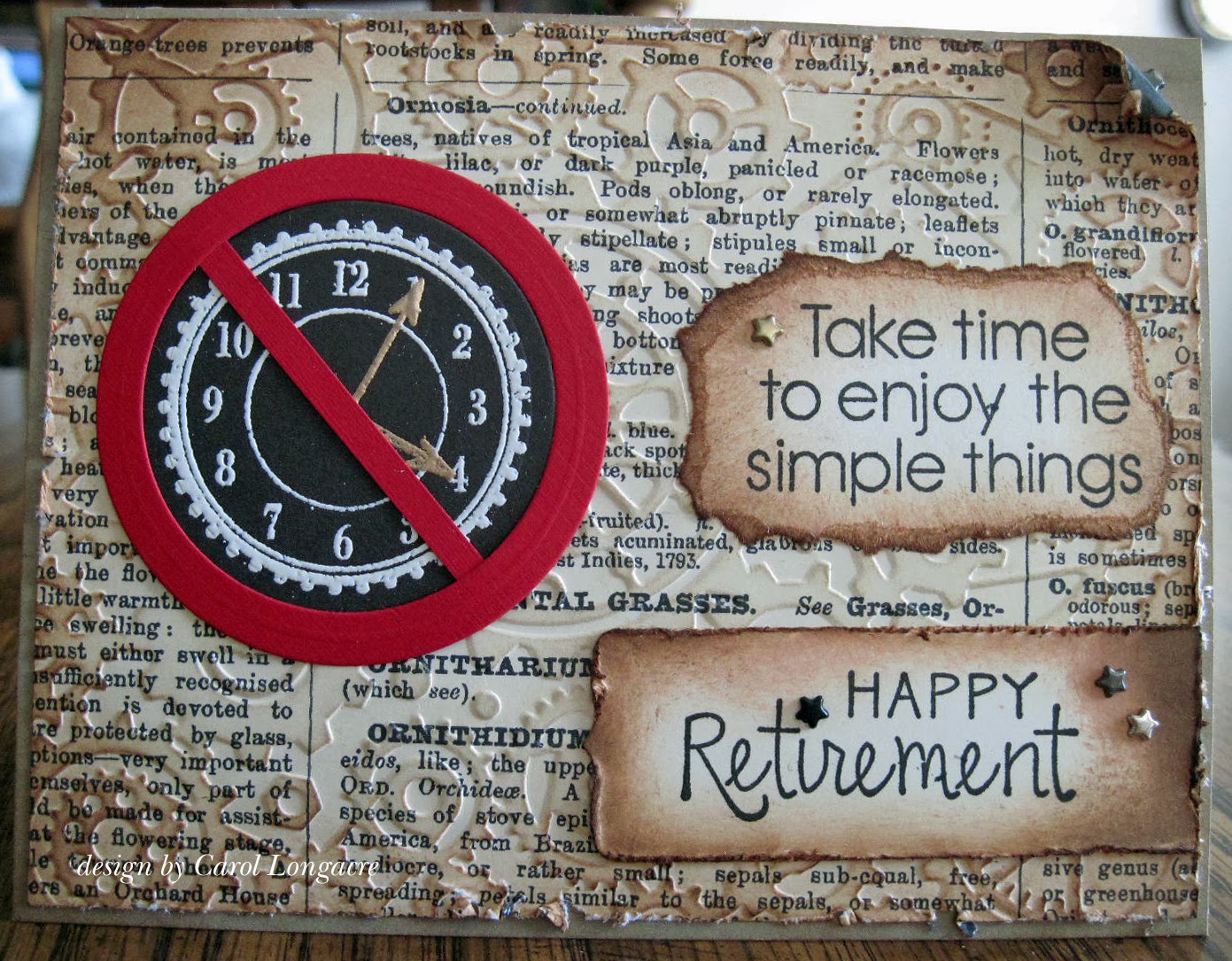 Our Little Inspirations: Retirement Card