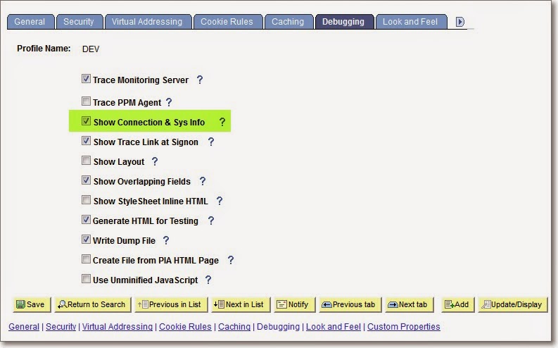How to enable System Information page in PeopleSoft | PeopleSoft.Net