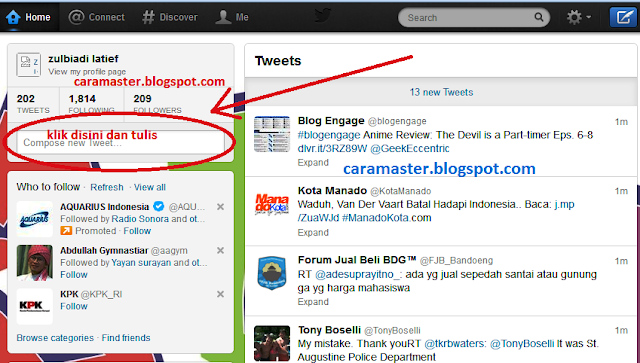 MEMAHAMI ARTI KEHIDUPAN: Cara Menggunakan Twitter (Dasar + Gambar ...