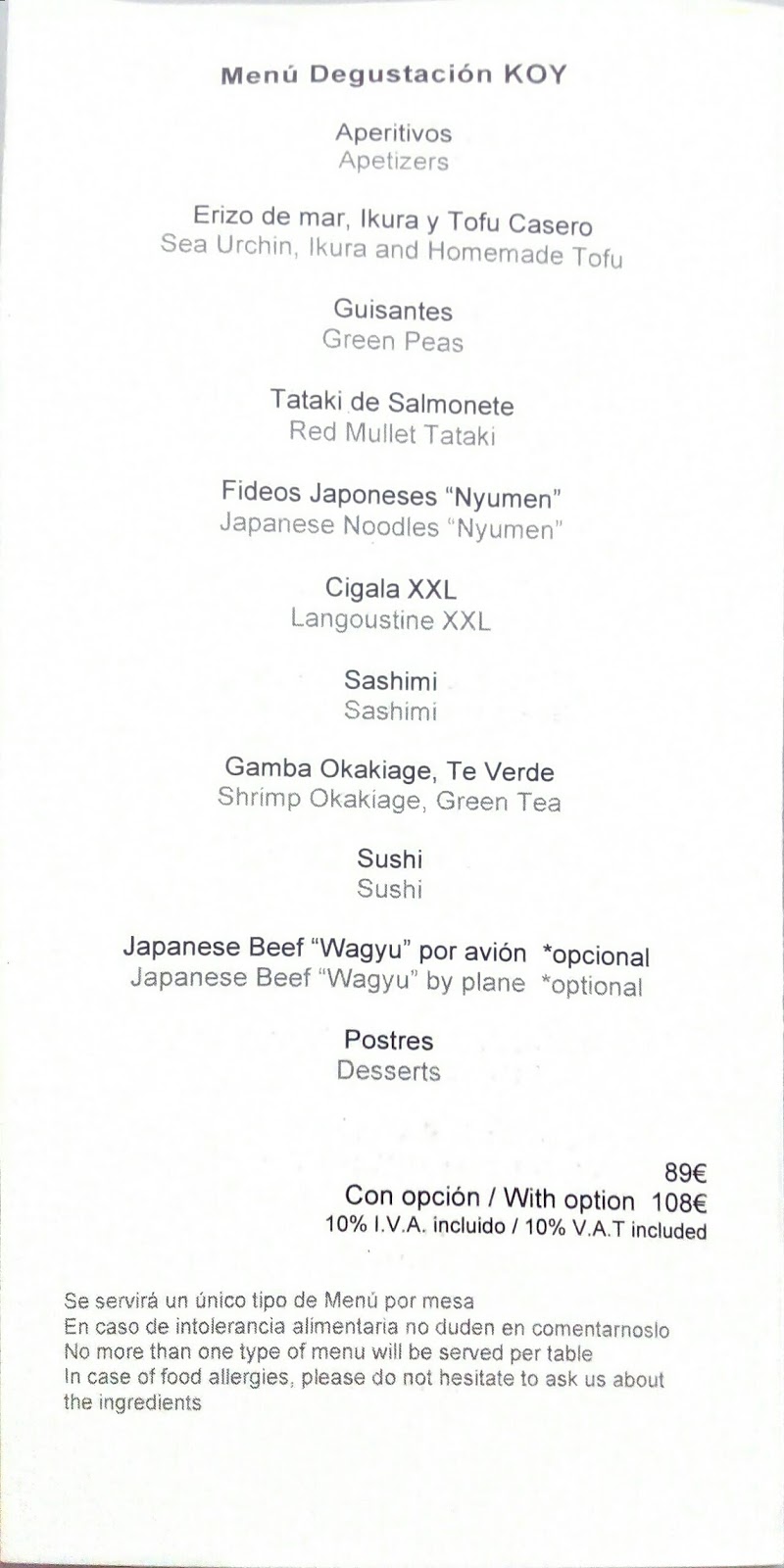 El Risueño Jabalí: Restaurante Koy Shunka (@KoyShunka, Barcelona)