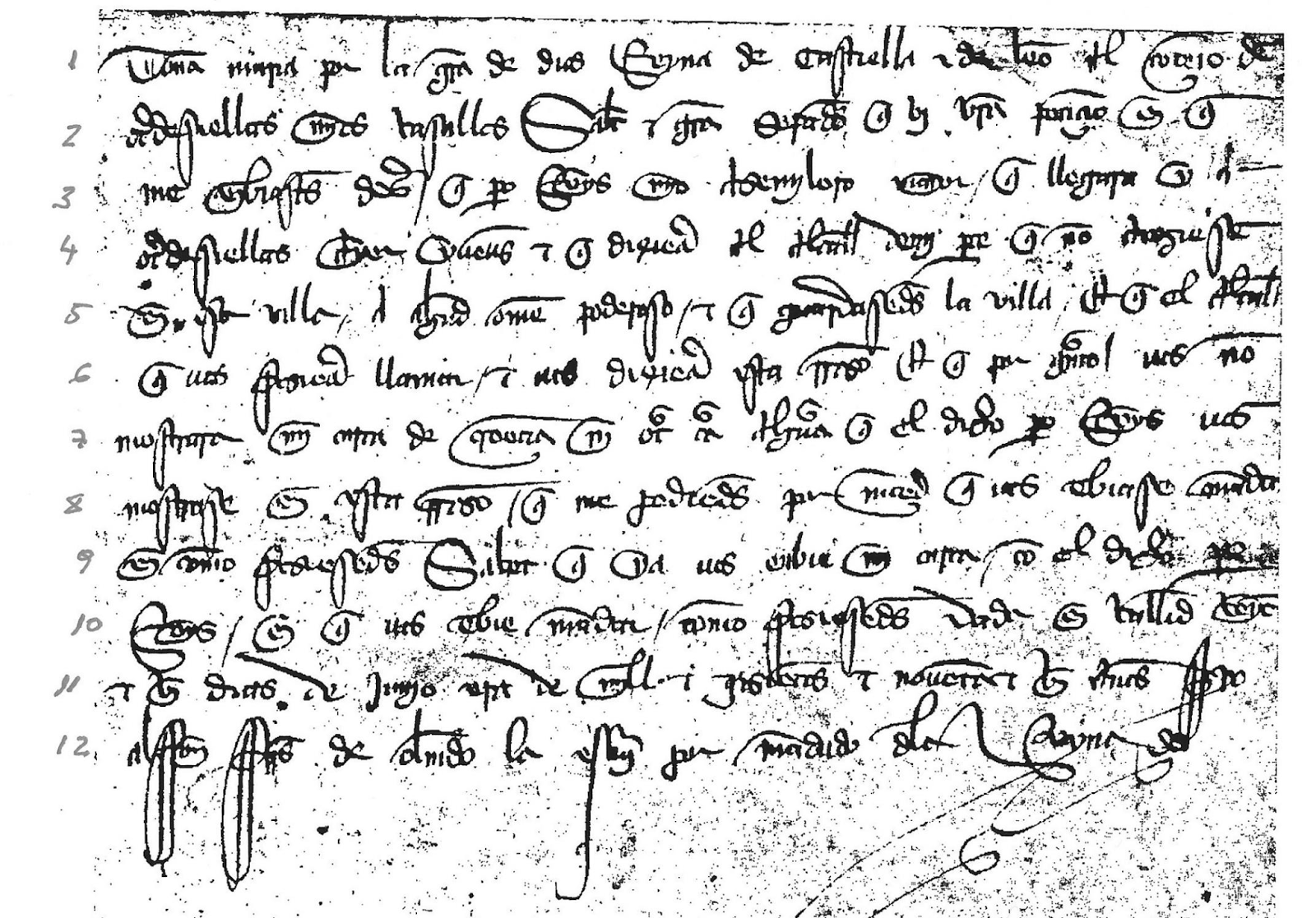 La pequeña historia de un estudiante de Historia: Documento con letra ...