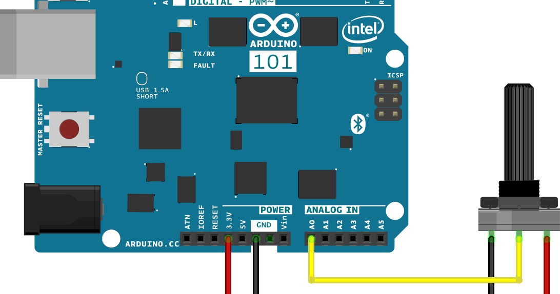 ArduPineda: Potentiometer in Snap4Arduino