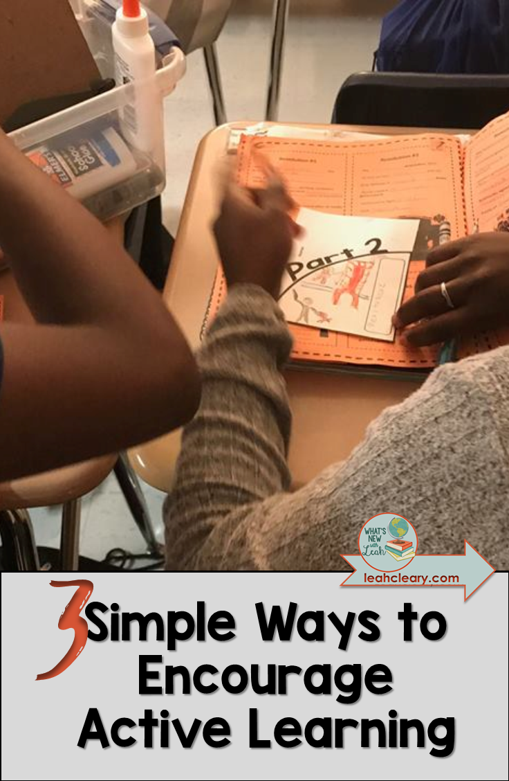 Three Simple Ways to Encourage Active Learning - Leah Cleary