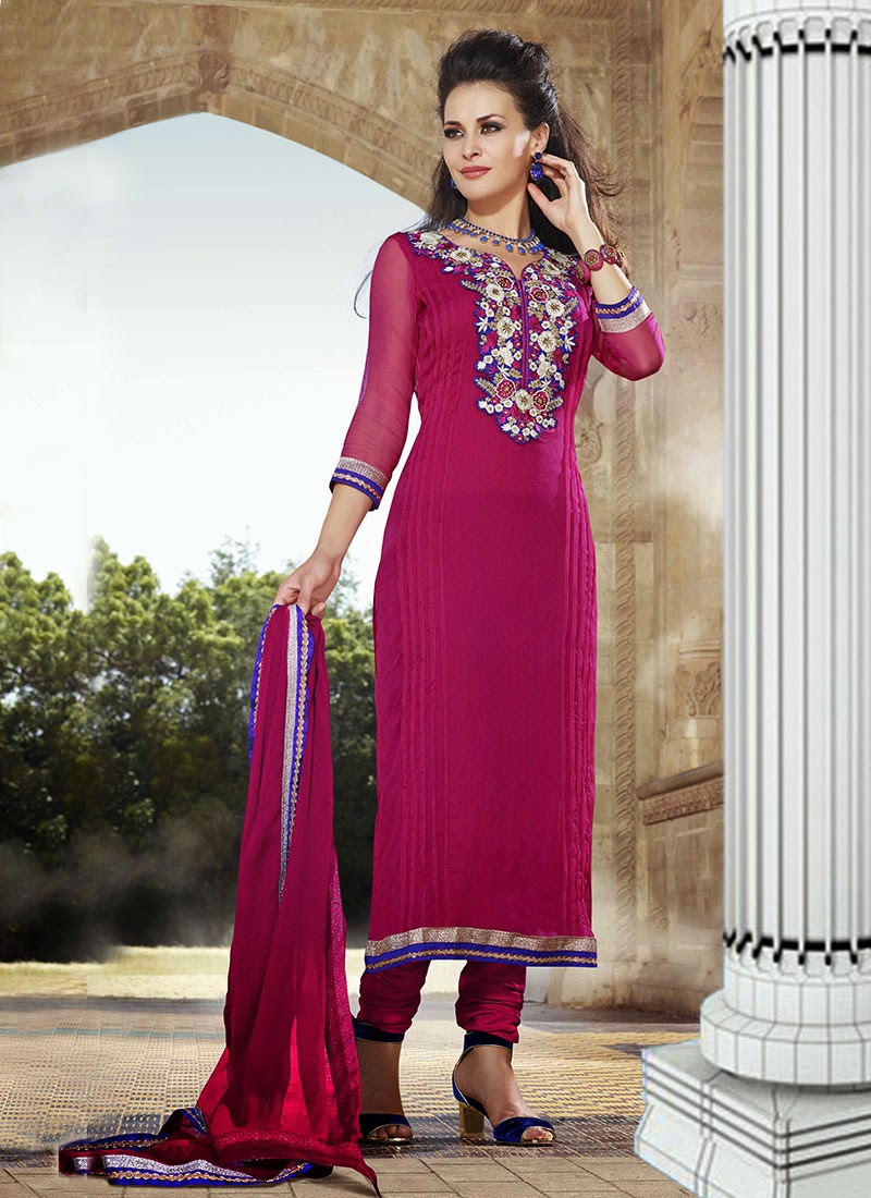 Latest Long Churidar Suits - missy lovesx3