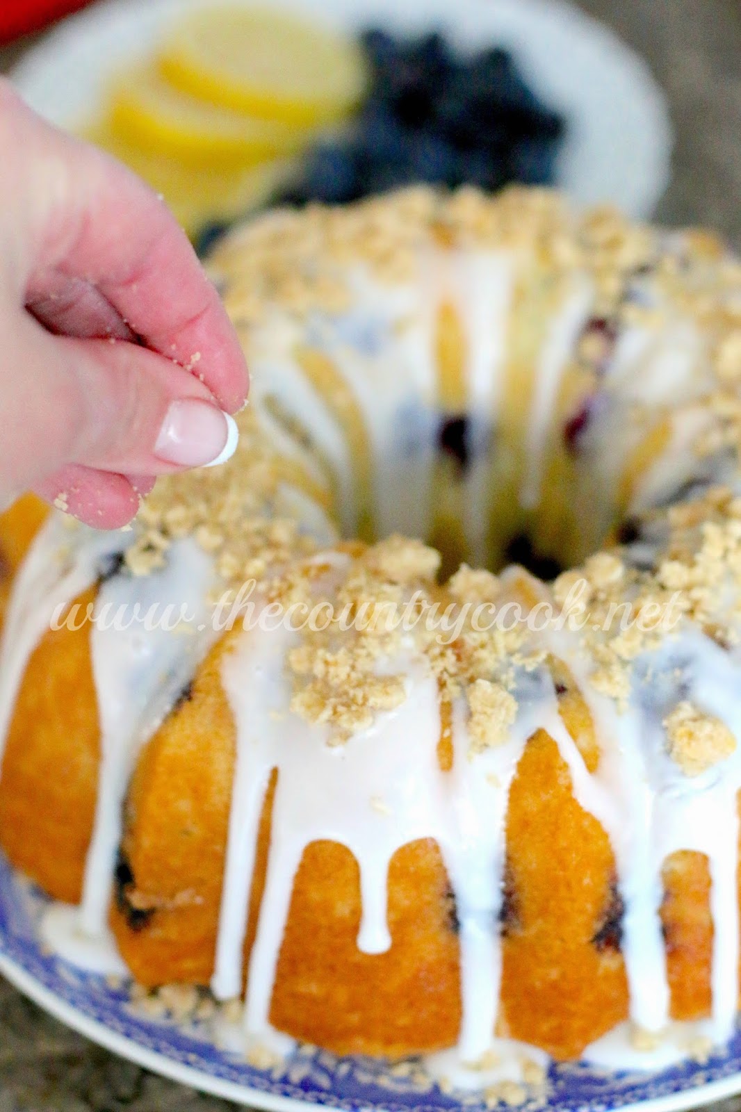 Blueberry Muffin Cake - The Country Cook