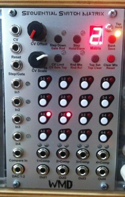 MATRIXSYNTH: WMD Sequential Switch Matrix Eurorack Synthesizer Module