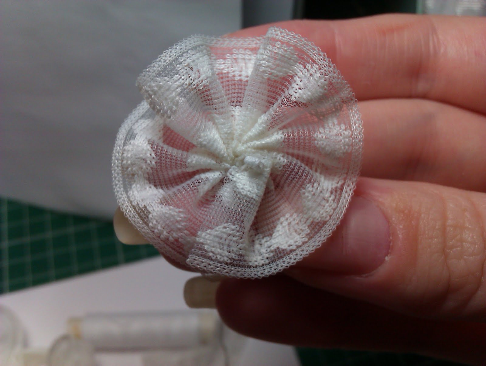 Flower Tutorial - Lace flowers