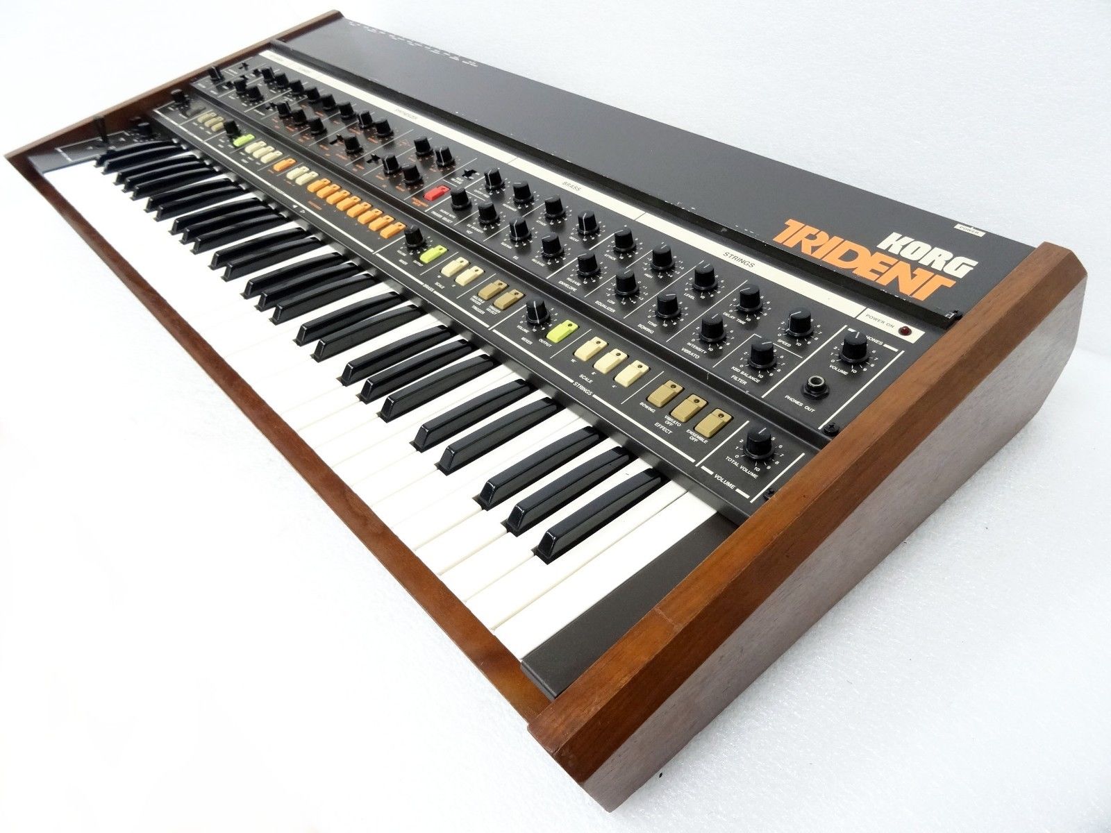 MATRIXSYNTH: Korg TRIDENT MK1 Vintage Analog Polyphonic Synth SN 331588