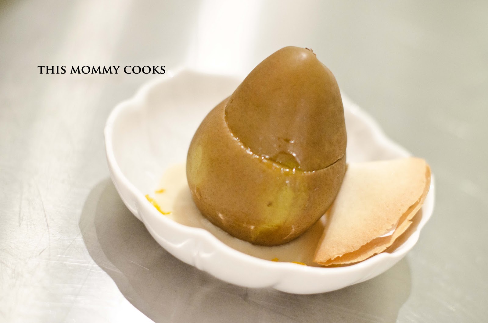 This Mommy Cooks: Steamed Pears with a Surprise {Cooking Club}