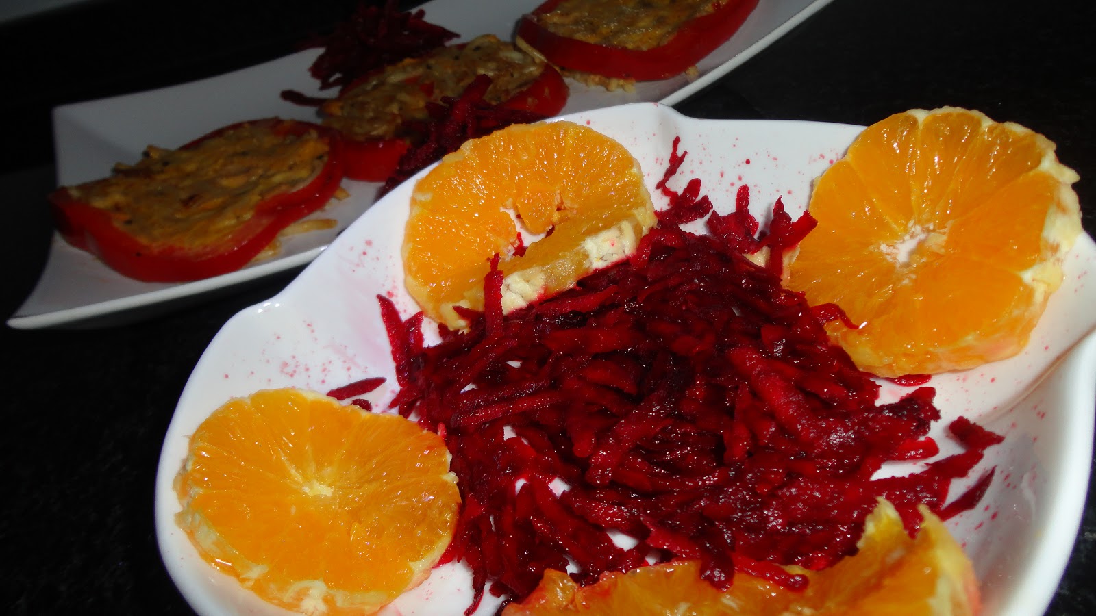 Ideias cá de casa *****!: Salada de laranja com beterraba