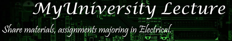 MyUniversity Lecture: INTRODUCTION TO CONTROL SYSTEM