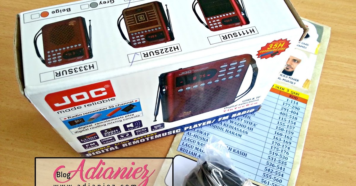 JOC Radio Teman Di Pejabat :)