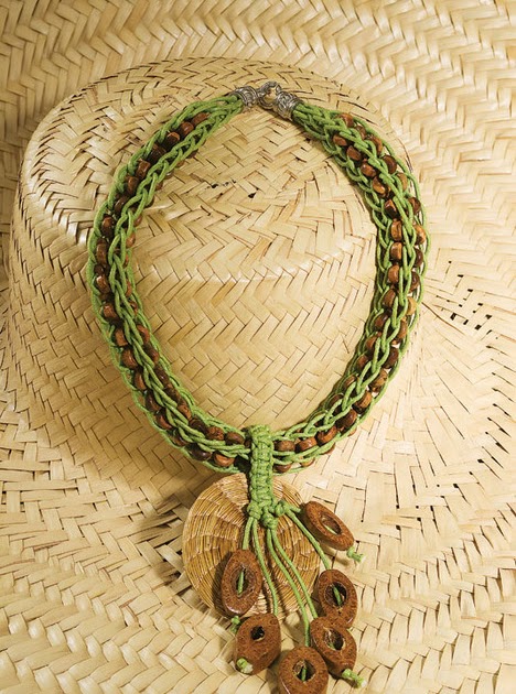 Como hacer collar de macramé. ~ Solountip.com