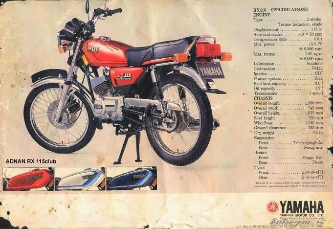 motorcycle you like: YAMAHA RXS 115