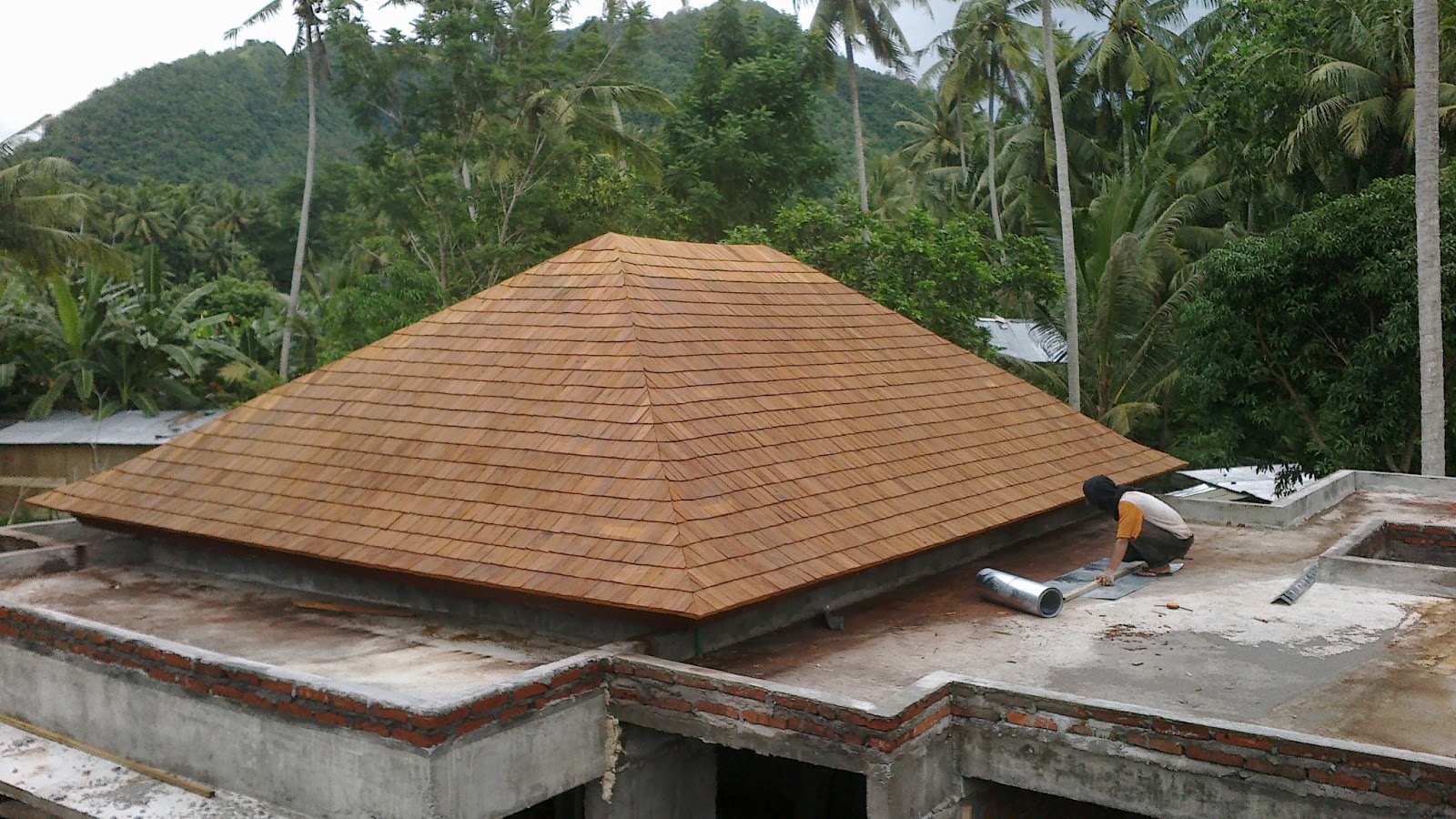 SUPPLIER ATAP SIRAP KAYU ULIN + JASA PASANG TERMURAH: PORTOFOLIO PROYEK