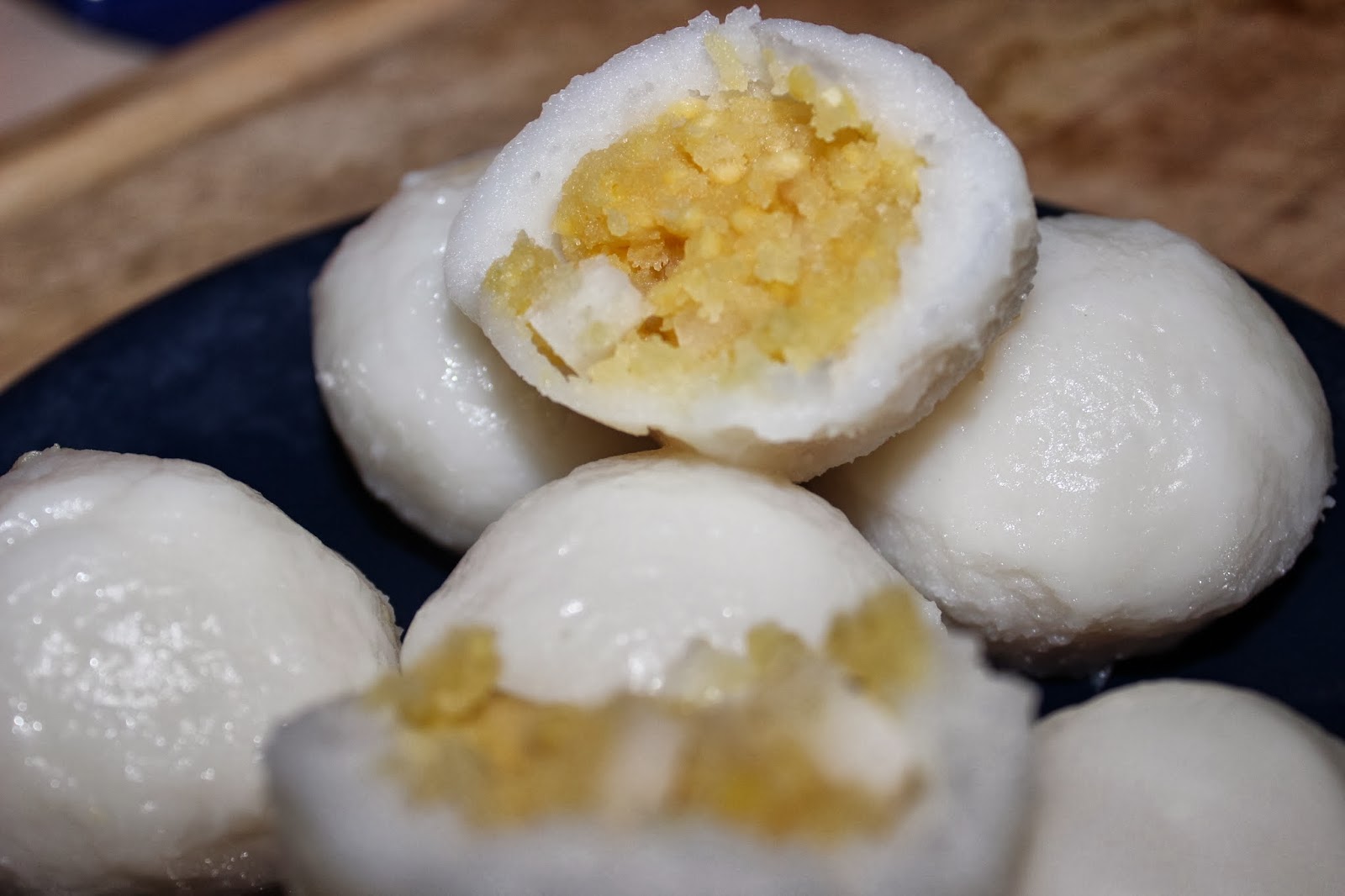 Authentic Curry: Manda pitha with sweet moong dal stuffing