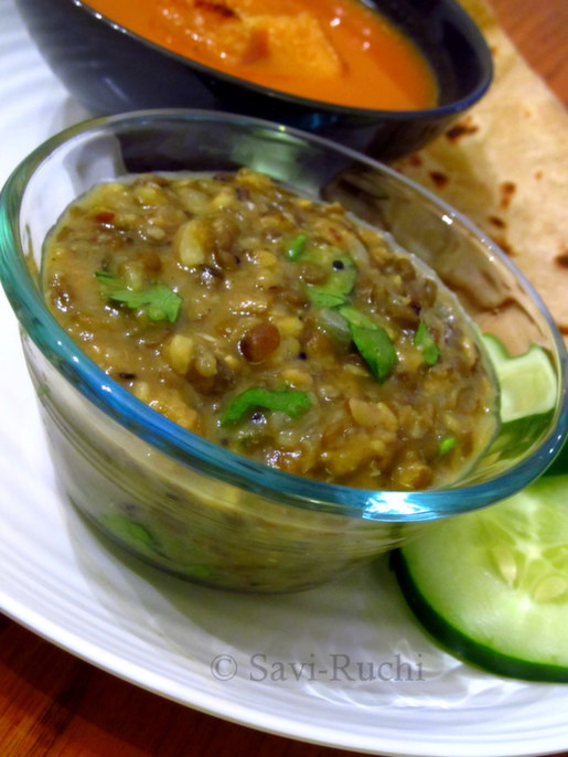 Savi-Ruchi: Hara Moong dal | Indian style spicy mung beans | Hesaru ...