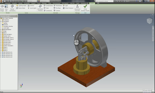 Using Inventor Studio to Create Animations | Autodesk Inventor
