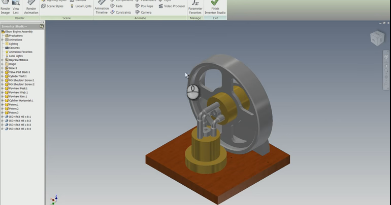 Using Inventor Studio to Create Animations | Autodesk Inventor