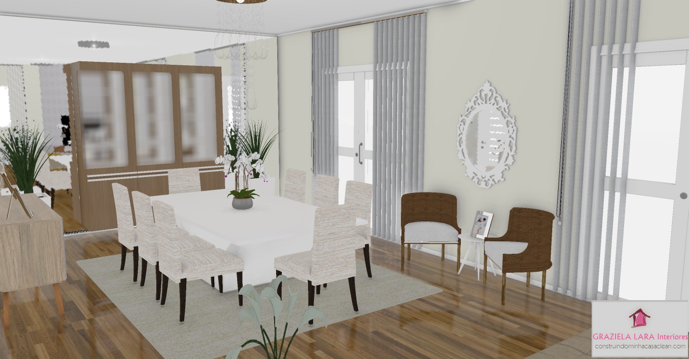 Projetos de Salas Integradas Modernas - Veja Como Decorar? | Construindo Minha Casa Clean