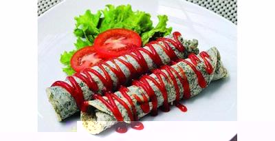 Pancake Bayam Ganyong